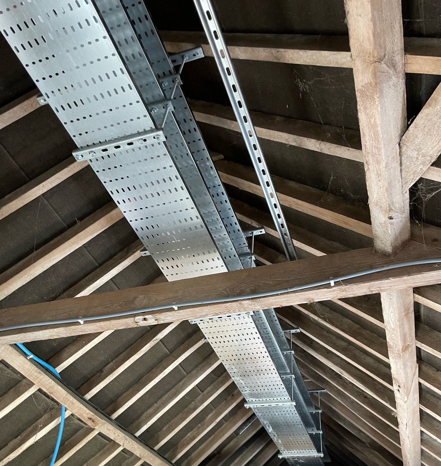Metal Cable Tray Installation by Fulham Electrician